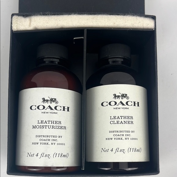Coach | Other | Coach Leather Moisturizer And Cleaner Set | Poshmark